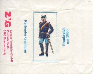 Sugar Packet: Reitender Gendarm (Germany, Federal Republic(Weapons ...