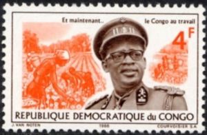 Stamp: Mobutu Sese Seko (1930-1997) (Congo, Democratic Republic ...