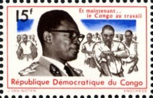 Stamp: Mobutu Sese Seko (1930-1997) (Congo, Democratic Republic ...