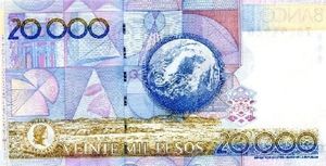 Banknote: 20,000 Pesos (Colombia(2001-2014 Issue) Wor:P-454q