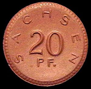 Coin: 20 Pfennig (Germany, Empire) (Sachsen Notgeld) Men:M22281.4