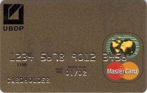 Bank Card: MasterCard Gold (Universal Bank for Development and ...
