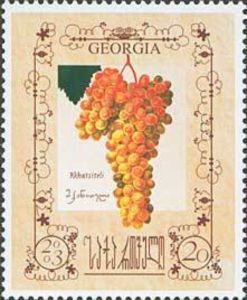 Stamp: Rkhatsiteli (Georgia(Grapes (2003)) Mi:GE 451,Sn:GE 336,Yt:GE ...