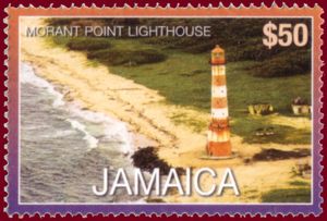 Stamp: Morant Point Lighthouse (Jamaica(Lighthouses) Mi:JM 1171I,Sn:JM ...