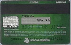 Bank Card: CMR Banco Falabella (Banco Falabella, PeruCol:PE-GM-0004