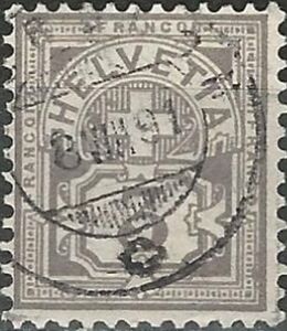 Stamp: Cross over value plate (Switzerland(Cross over value plate) Mi ...