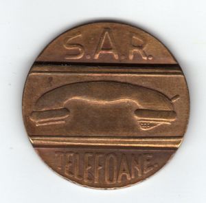 Token: S.A.R. Telefoane (Romania(Telephone Tokens) Col:RO-000001 🪙