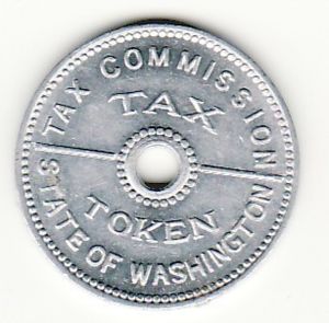 Token: Washington (United States of America) (U.S.A. Tax Tokens) Col:US ...