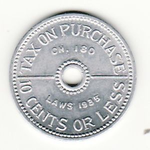 Token: Washington (United States of America) (U.S.A. Tax Tokens) Col:US ...