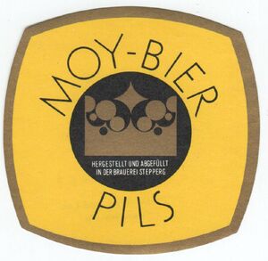 Drink Label: Moy-Bier Pils (Gräfliche von Moysche Brauerei, Stepperg ...