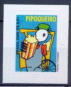 Stamp: Pop Corn Man (Brazil(Professions Series II (2005-2011)) Mi:BR ...
