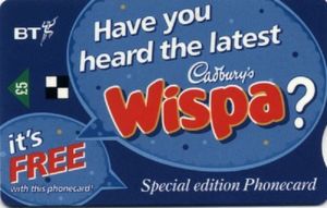 Phonecard: Wispa Blue £5 (Dummy, United Kingdom of Great Britain ...
