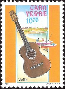 Stamp: Musical Instruments (Cabo Verde(Musical Instruments) Mi:CV 620 ...