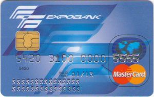 Bank Card: MasterCard Standard (Expobank, UkraineCol:UA-MC-0238.01
