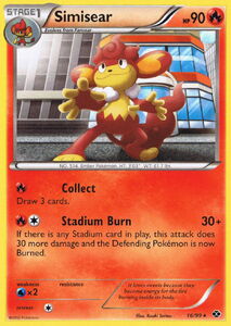 Game Card: Simisear (Pokémon TCG(Black & White - Next Destinies Set ...