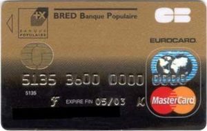 Bank Card: MasterCard Standard (Banque Populaire, FranceCol:FR-MC-0002