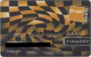 Bank Card: Unknown credit card (Finaref, FranceCol:FR-GM-0011