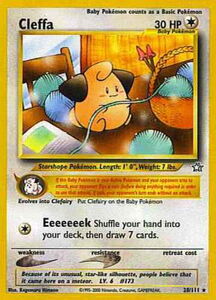 Game Card: Cleffa (Pokémon TCG) (Neo Genesis Set - Unlimited Edition ...