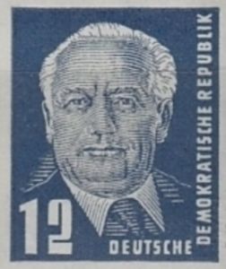 Stamp: Wilhelm Pieck (1876-1960) (Germany, Democratic Republic (DDR ...