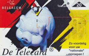 Phonecard: Spaarvarken : De Telecard (Belgacom (RTT), Belgium(S cards ...