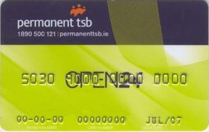 Bank Card: Intra-bank card "Open24" (Permanent tsb, IrelandCol:IE-CR-0001