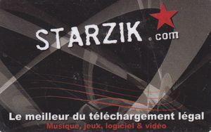 Gift Card: Starzik (Starzik, France(Starzik) Col:FR-STARZIK-003 💳