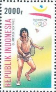 Stamp: Badminton (Indonesia(Summer Olympic Games 1992 - Barcelona) Mi ...