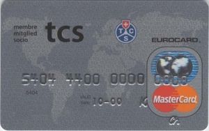 Bank Card: MasterCard Standard "TCS" (Europay, Switzerland) Col:CH-MC-0002