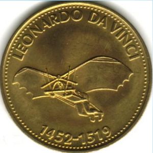 Token: Shell - Leonardo Da Vinci - 1452-1519 (Finland(Tokens ...