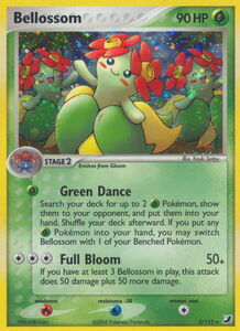 Game Card: Bellossom (Pokémon TCG(Unseen Forces Set) Col:PKM-UFS-EN003 🃏