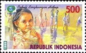 Stamp: Ecophila Environmental Care (Indonesia(Environmental Care (1999 ...