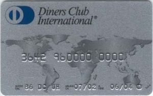 Bank Card: Diners Card (Diners Club International, ItalyCol:IT-DC-0001