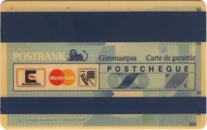 Bank Card: Postcheque Card (3) (Postbank, NetherlandsCol:NL-MC-0004