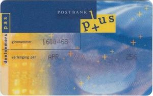 Tarjeta de Banco: Postbank Plus Card (Postbank, Países BajosCol:NL-GM-0003