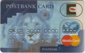 Bank Card: MasterCard Standard (Postbank, NetherlandsCol:NL-MC-0006.01