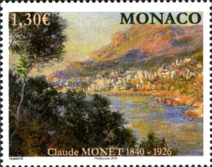 Stamp: Claude Monet, 170th Birth Anniversary (MonacoMi:MC 2966,Sn:MC ...