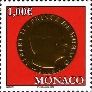 Stamp: Prince Albert II (*1958) (Monaco(World EXPO 2010, Shanghai) Mi ...