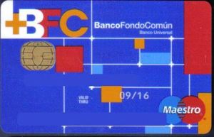 Bank Card: BFC - Banco Fondo Común (Banco Fondo Común, VenezuelaCol:VE ...
