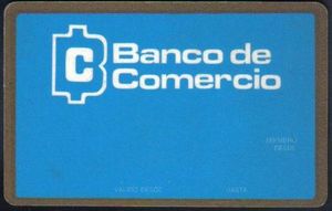Bank Card: Banco de Comercio (Banco de Comercio, VenezuelaCol:VE-GM-0038