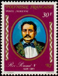 Stamp: King Pomare V (1839-1891) (French Polynesia(Kings) Yt:PF PA109 ...