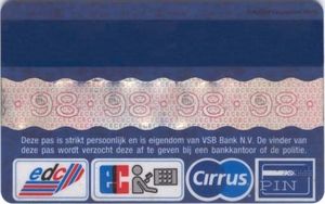 Bank Card: Maestro & Eurocheque (VSB Bank, NetherlandsCol:NL-MS-0013