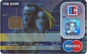 Bank Card: Maestro & Eurocheque "Europas" (VSB Bank, NetherlandsCol:NL ...