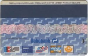 Bank Card: Eurocheque Card "Europas" (Rabobank, NetherlandsCol:NL-GM-0009