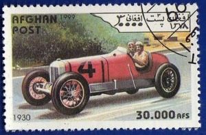 Stamp: Racing car from 1930 (Afghanistan) (Vintage race cars) Mi:AF 1879