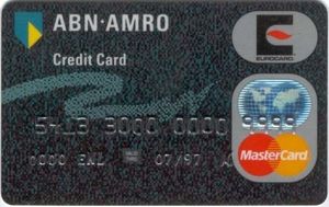 銀行卡: MasterCard Standard 2 (ABN-AMRO Bank, 荷蘭Col:NL-MC-0015