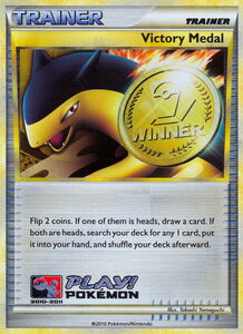 Game Card: Victory Medal (Pokémon TCG) (Victory Medals) Col:PKM-VME-S1011