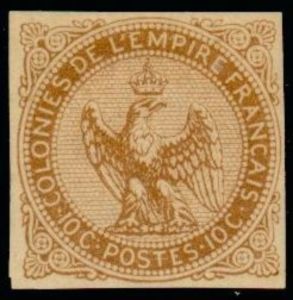 Stamp: Imperial Eagle (French Colonies(Imperial Eagle) Mi:FR-COL 3,Sn ...