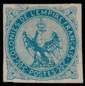 Stamp: Imperial Eagle (French Colonies(Imperial Eagle) Mi:FR-COL 4,Sn ...