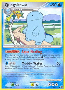 Game Card: Quagsire (Pokémon TCG(Secret Wonders Set) Col:PKM-SWS-EN060 🃏