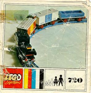 Lego Set: Train with 12V Electric Motor (Trains(12v) Leg:720-2